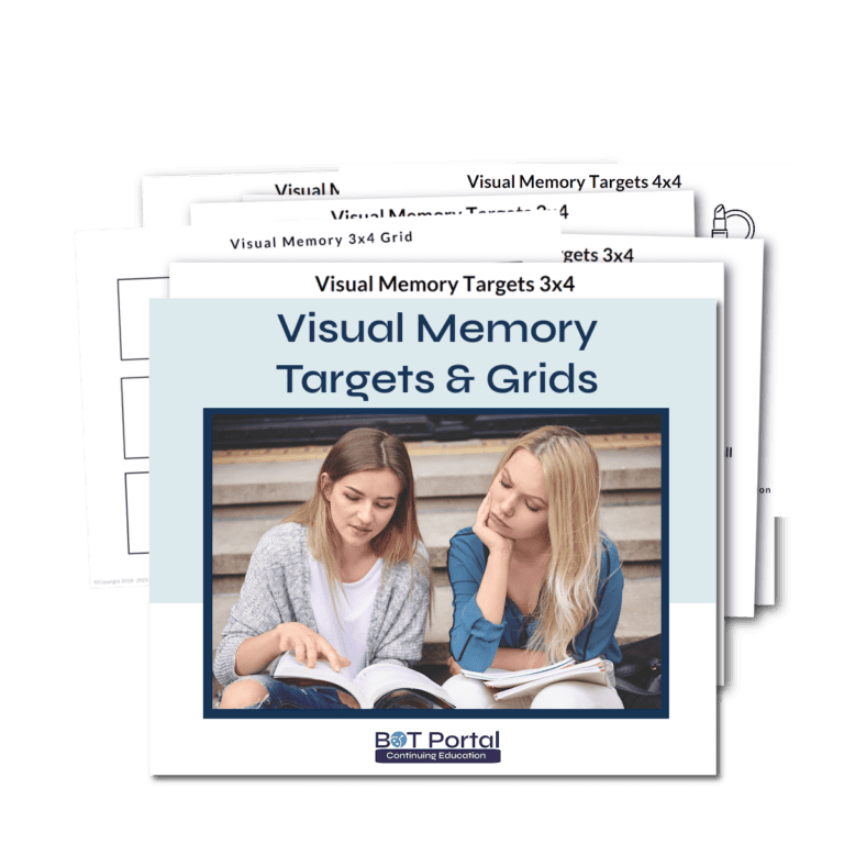 Visual Memory Icons and Box Grids for memory training