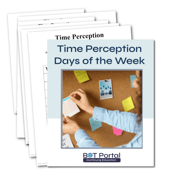 Time Perception – Days of the Week Worksheets