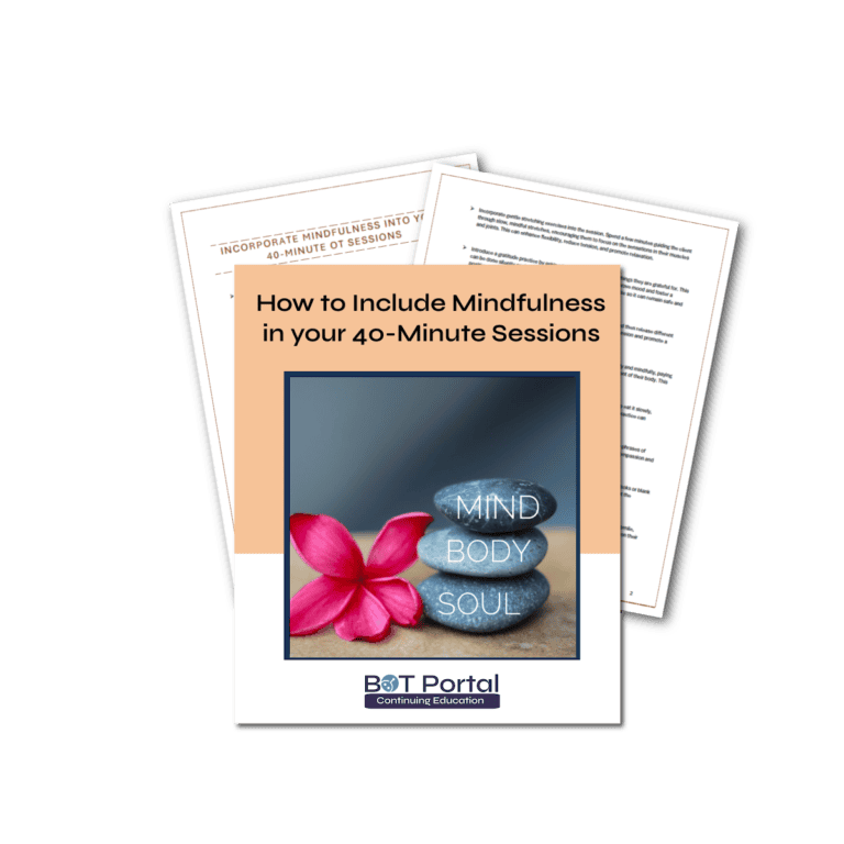 Occupational Therapy Scope of Practice and Framework